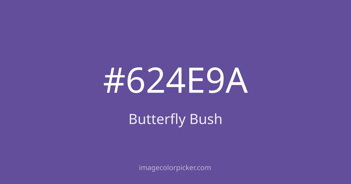 HTML Color Picker - Color selector: #624e9a