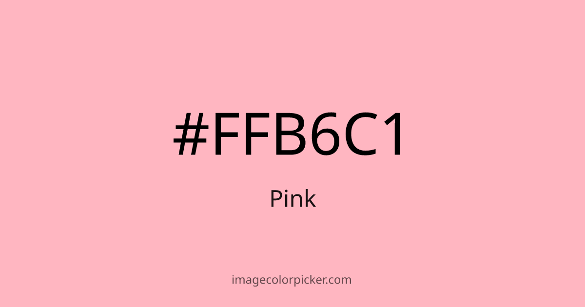 HTML Color Picker - Color selector: #ffb6c1