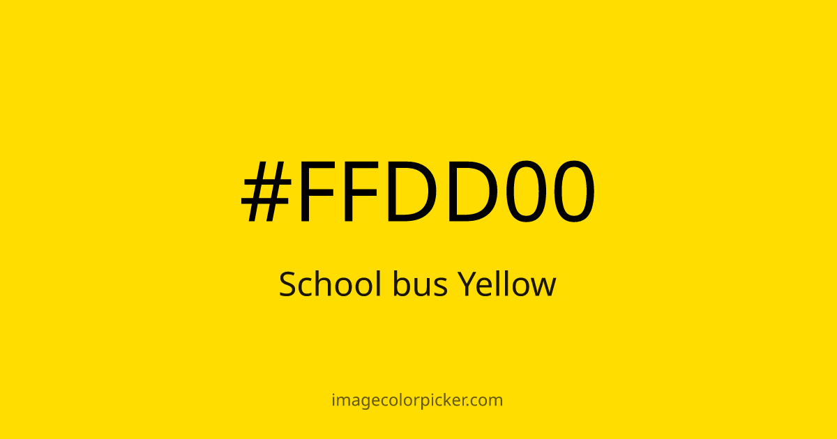 HTML Color Picker - Selector de color: #ffdd00